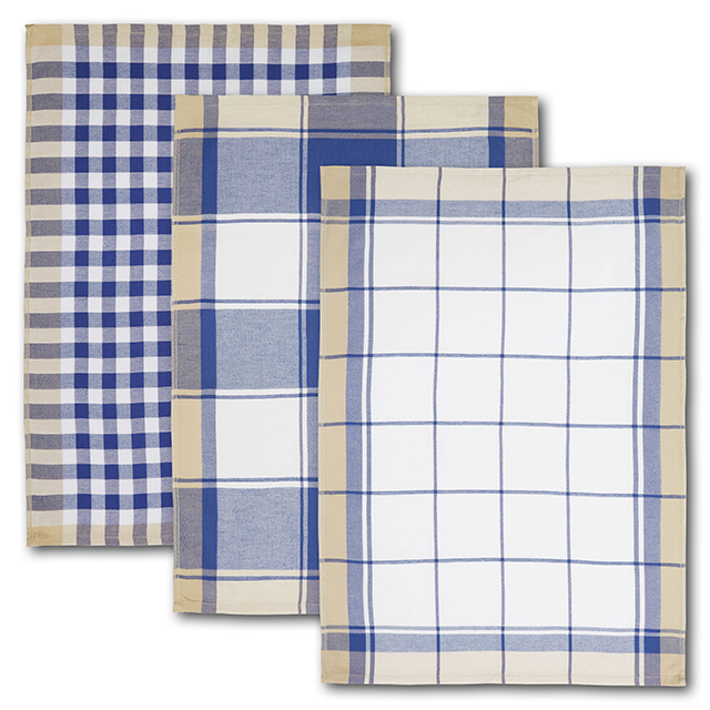 choiceness.de - Dyckhoff 3er Set Geschirrtuch 'Karo' 50 x 70 cm